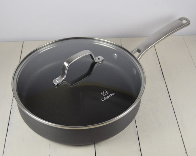 Calphalon Classic 5003 3 Quart Saute Pan With Lid, Non-stick Interior ...