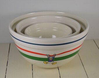 Mickey Mouse Mixing Bowls - Etsy