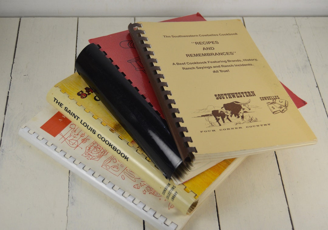 Lot of 3 MIDWEST Cookbooks, Paper Plastic Bound, Community Symphony ...