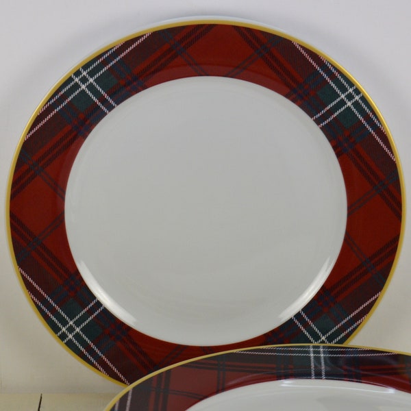Tartan Dinner Plates - Etsy