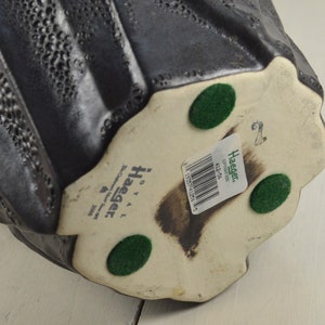 Royal Haeger 2000 Textured 14.5" Vase, Dark Brown-black, Twisted ...