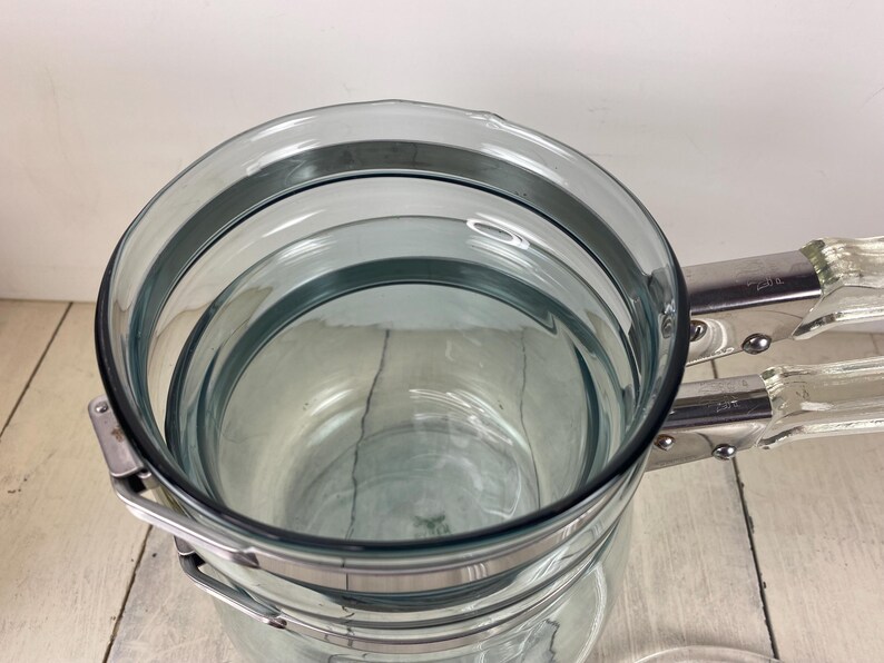 Pyrex Flameware 6762-L Bubble Double Boiler Pot 1.5 Quart With Fin Lid ...