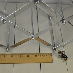 Silver Metal Folding Collapsible Wine Rack, Holds 8-10 Regular Sized ...