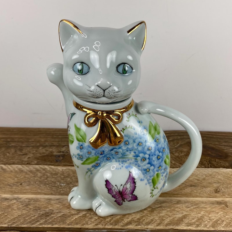 Japanese Butterfly Teapot - Etsy