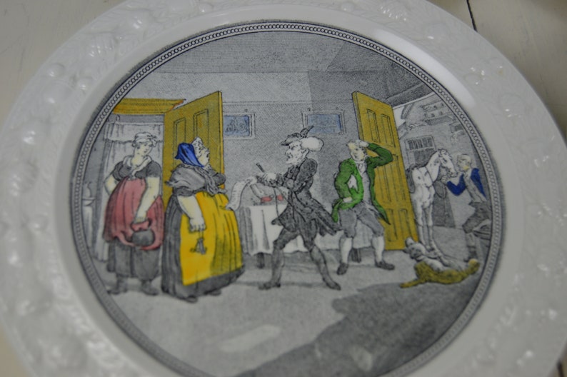 Set of 4 Adams Dr. Syntax 8.75 Plates Micratex English - Etsy