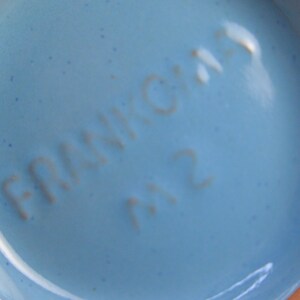 Frankoma Robin's Egg Blue M2 Beer Stein 5.75", All Solid Blue, Square ...