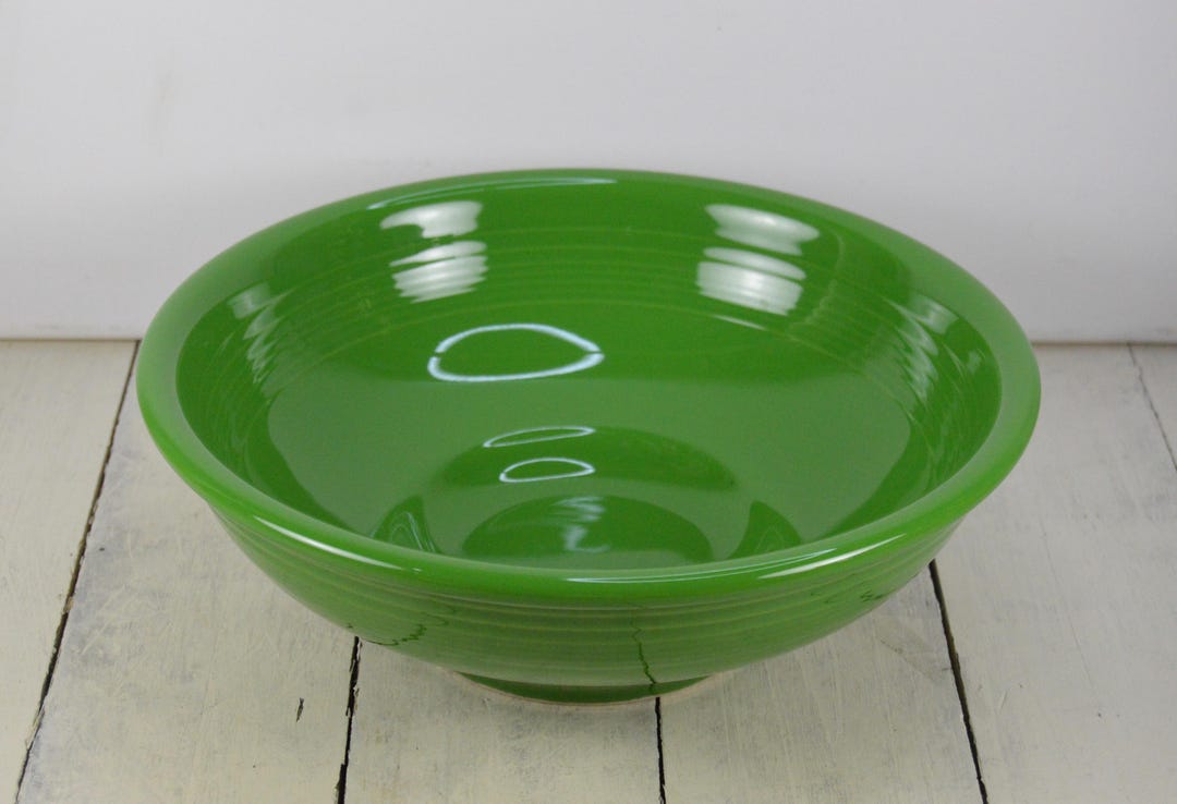 Fiesta SHAMROCK Green 9.75" Pedestal Bowl, Fiestaware HLC Homer ...