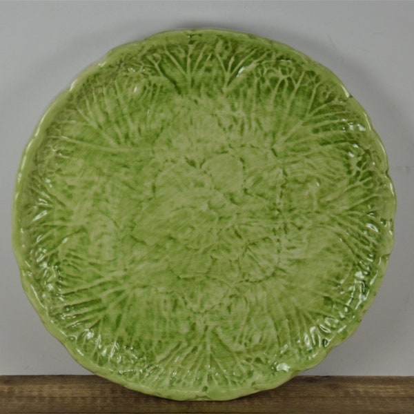 Green Lettuce Leaf Plates - Etsy