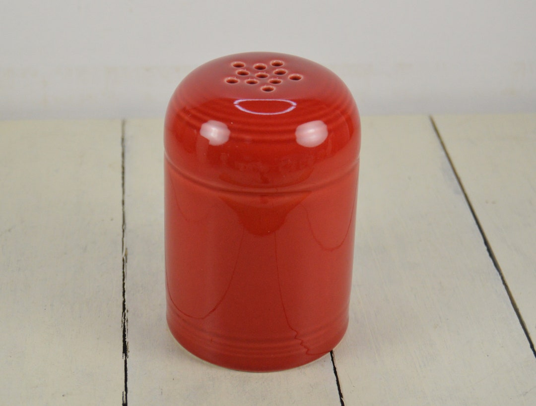 Fiesta SCARLET Red Cheese Shaker 4.5", Larger Holes for Cheese Pepper ...
