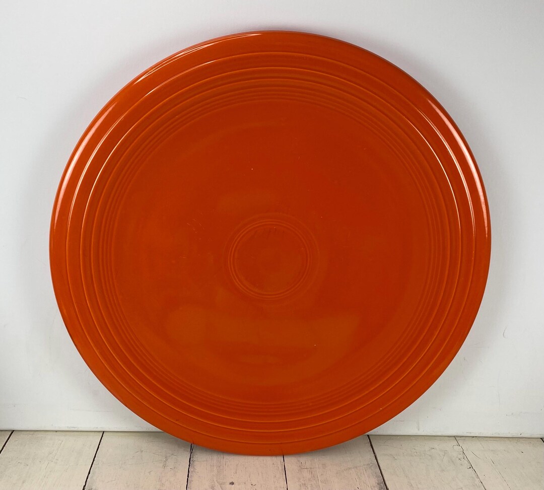 Fiesta Original RED 14.25" Round Platter Chop Plate, Large Platter Tray ...
