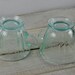 Indiana Glass RECOLLECTION GREEN Teal/aqua Open Sugar Bowl and Creamer ...