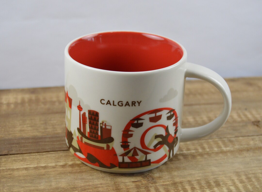 Starbucks Coffee 14 Oz CALGARY Mug, You Are Here Collection, Skyline ...