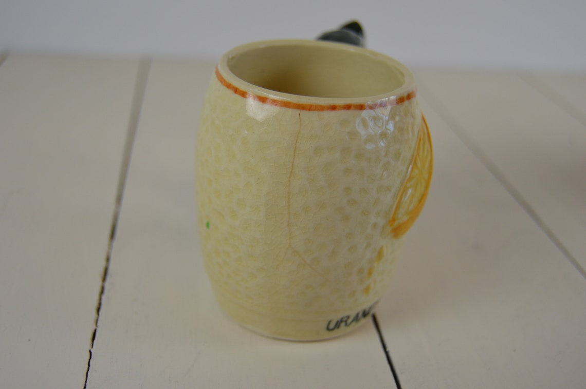 Set of 3 Ross Products ORANGE JUICE is GOOD Mini Mugs Hand - Etsy