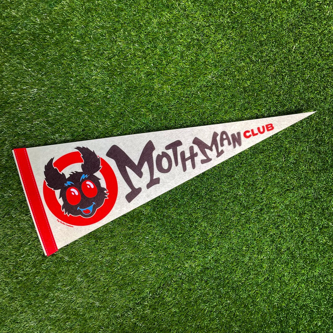 Mothman Club Pennant Flag - Etsy