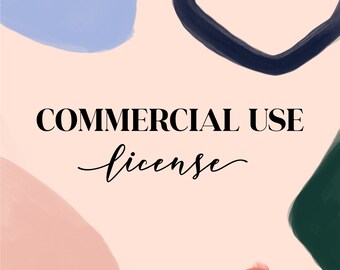 Commercial Use License Unlimited With 1 SVG File - Etsy