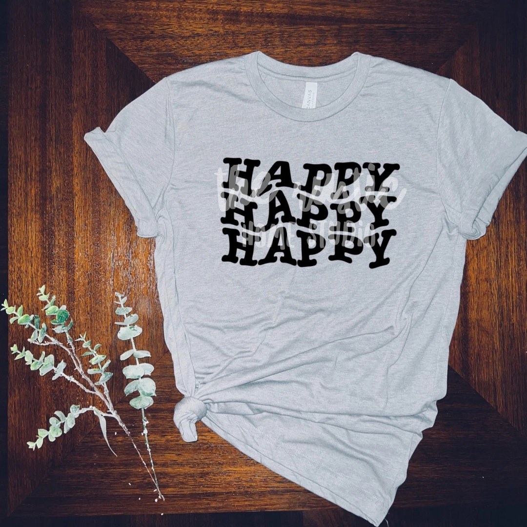 Happy SVG | Be Happy Svg | Smile Svg | Positive Svg, SVG File for ...