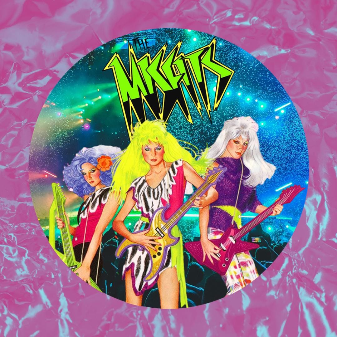 Jem Sticker the Misfits Sticker Circle Shape 60mm X 60mm Jem and the ...