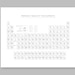 Color Your Own Periodic Table of Elements for Classroom, Homeschool ...