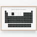 Periodic Table of Elements for Classroom, Homeschool Poster, Chemistry ...