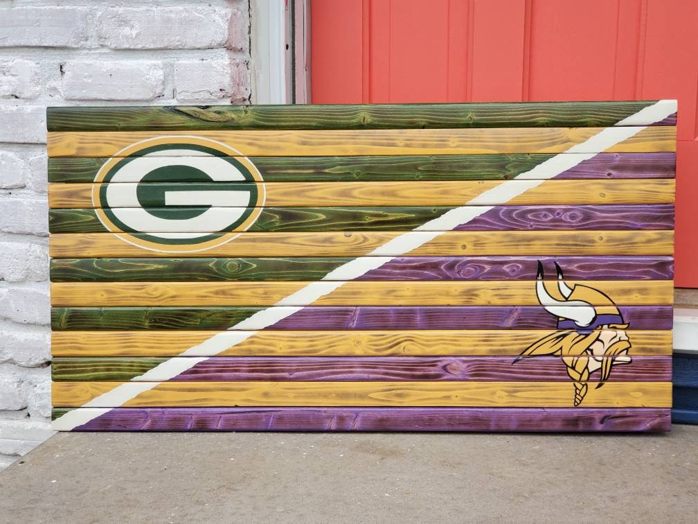 Handmade Wooden House Divided Football Baseball Hockey Basketball ...