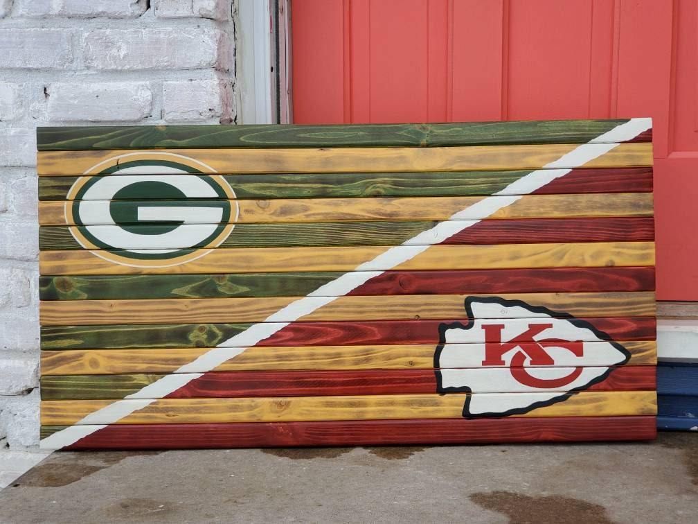 Handmade Wooden House Divided Football Baseball Hockey Basketball ...