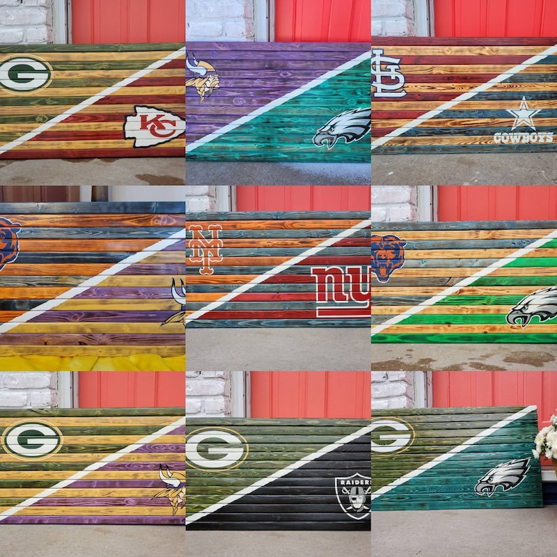 Split Nfl Teams - Etsy