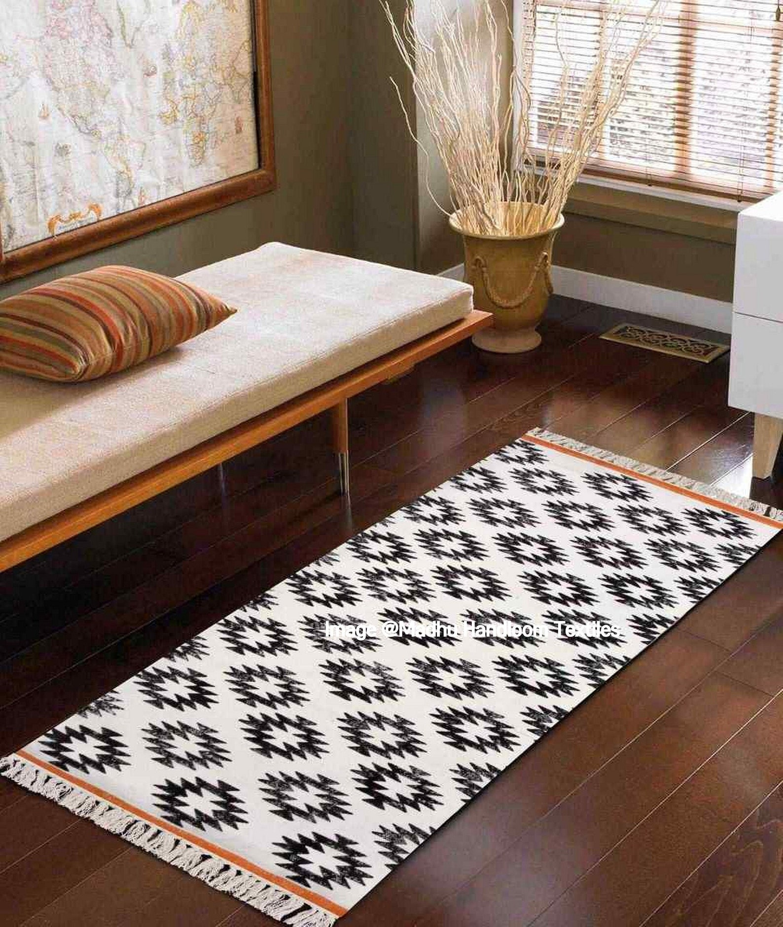 3x5 Ft Rug Floor Area Rug Cotton Rug Decorative Rug | Etsy