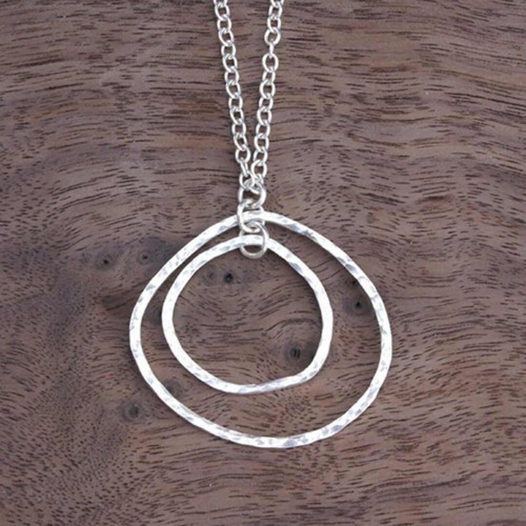 Gyroscope Silver Necklace - Etsy