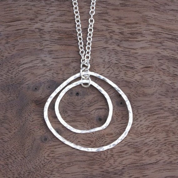 Gyroscope Silver Necklace | Etsy