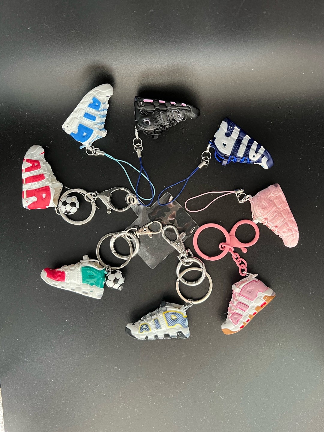 High Top Sports Shoe Keychains and Cell Phone Charms - Etsy