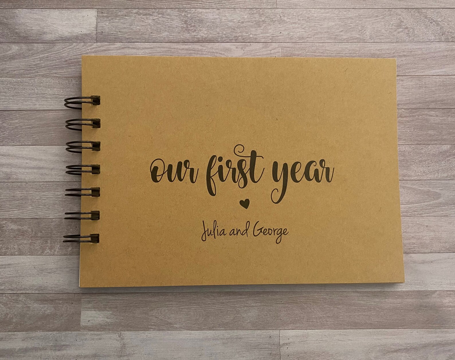Our First Year Notebook Journal Scrapbook Smashbook - Etsy