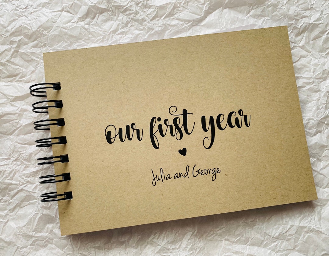 Our First Year Notebook Journal Scrapbook Smashbook - Etsy