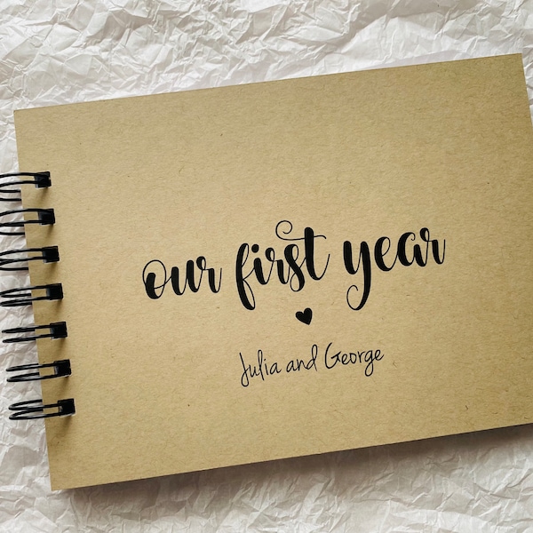 Our First Year - Etsy