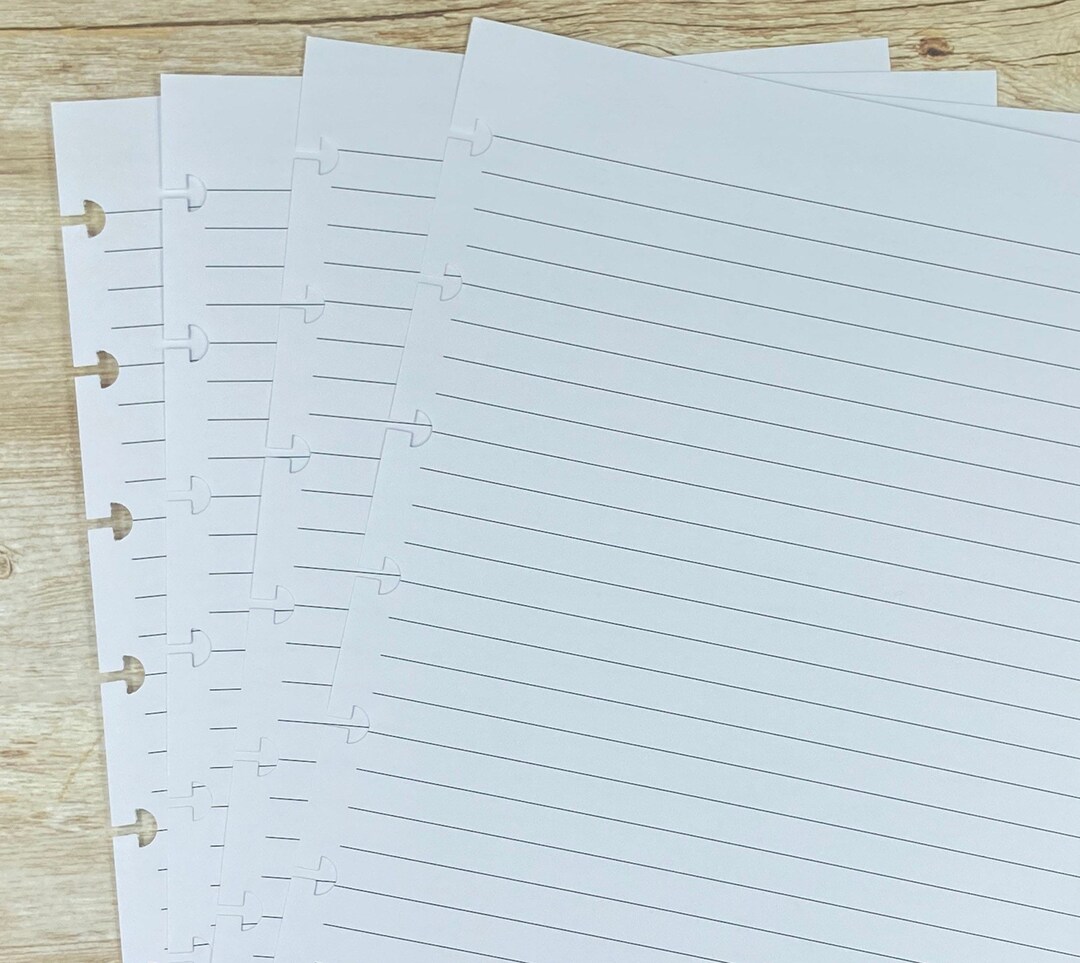 Discbound Refills | 32lb White Paper | Happy Planner | Circa | Arc ...