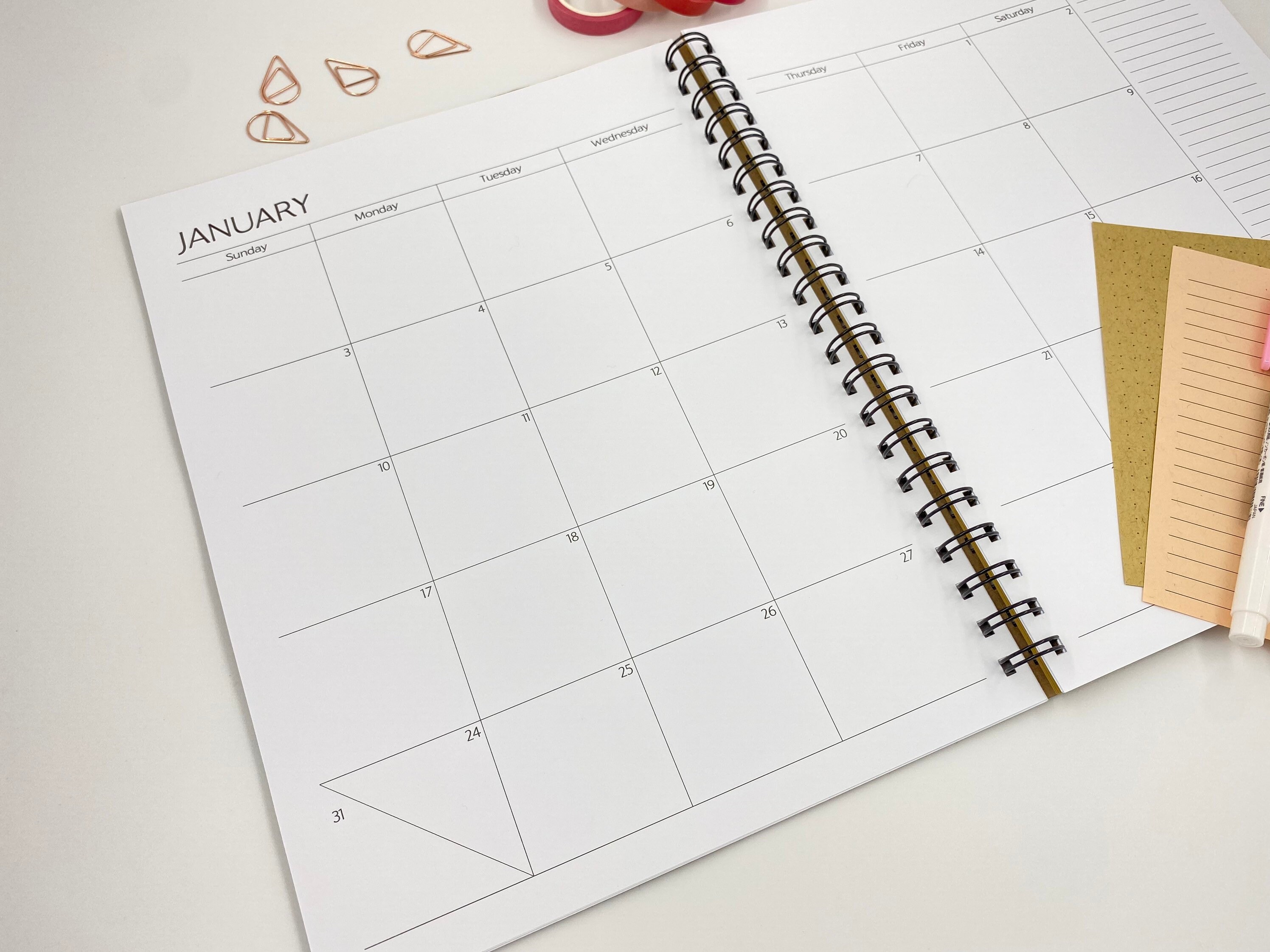 Dated Monthly Planner Personalized Choose Your Own Start - Etsy