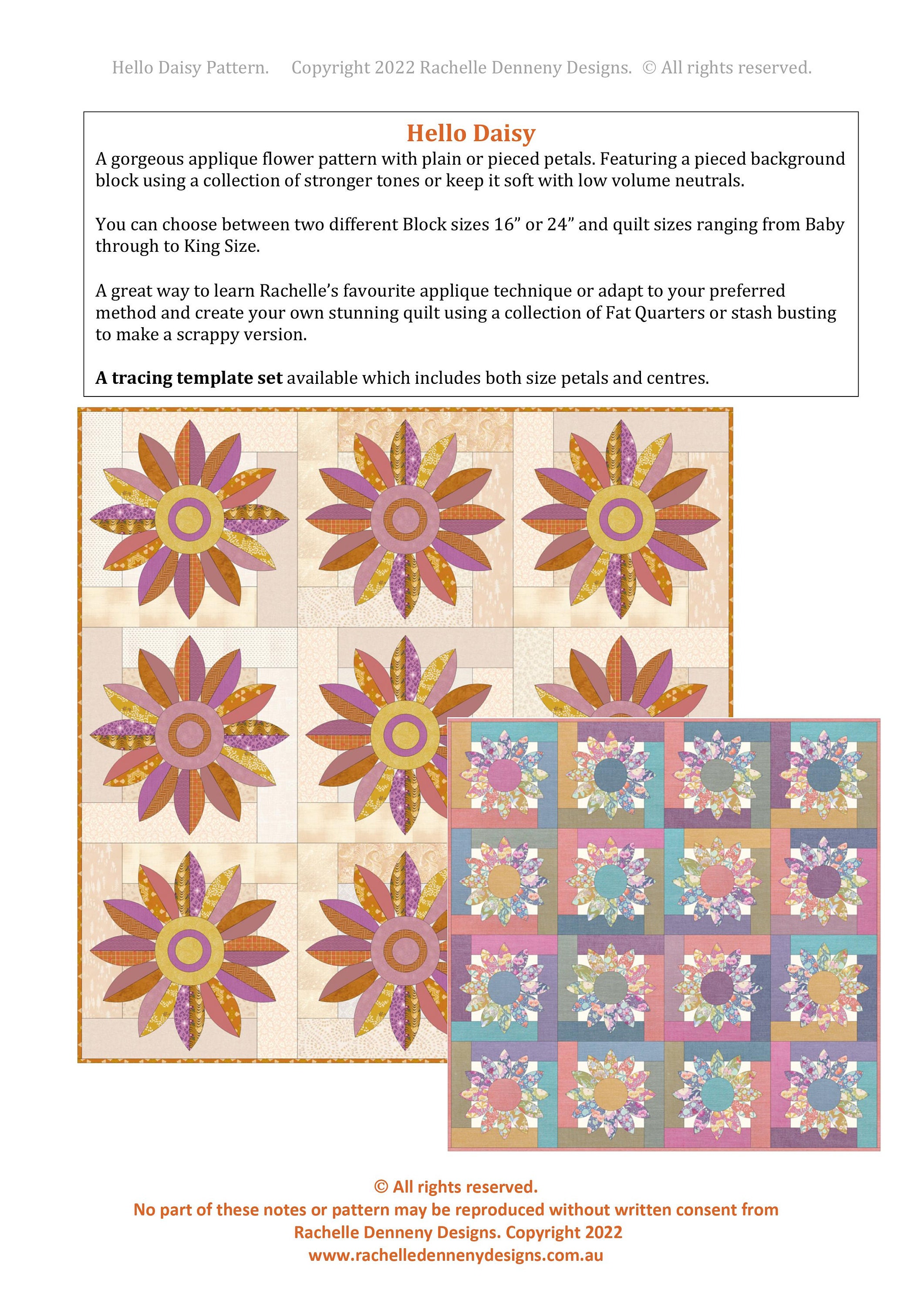 NEW* Hello Daisy PDF Pattern - Etsy