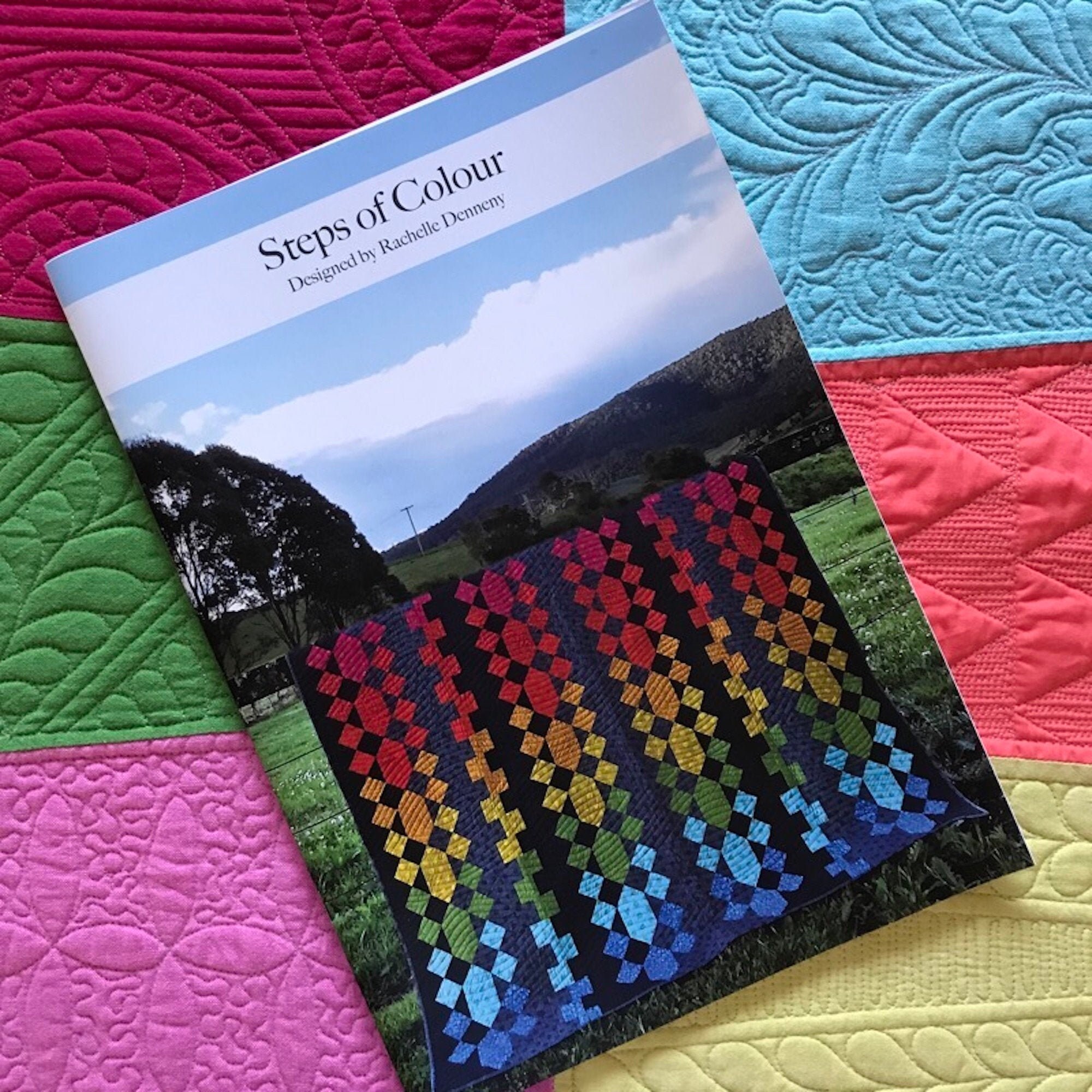 Steps of Colour Paper Pattern - Etsy