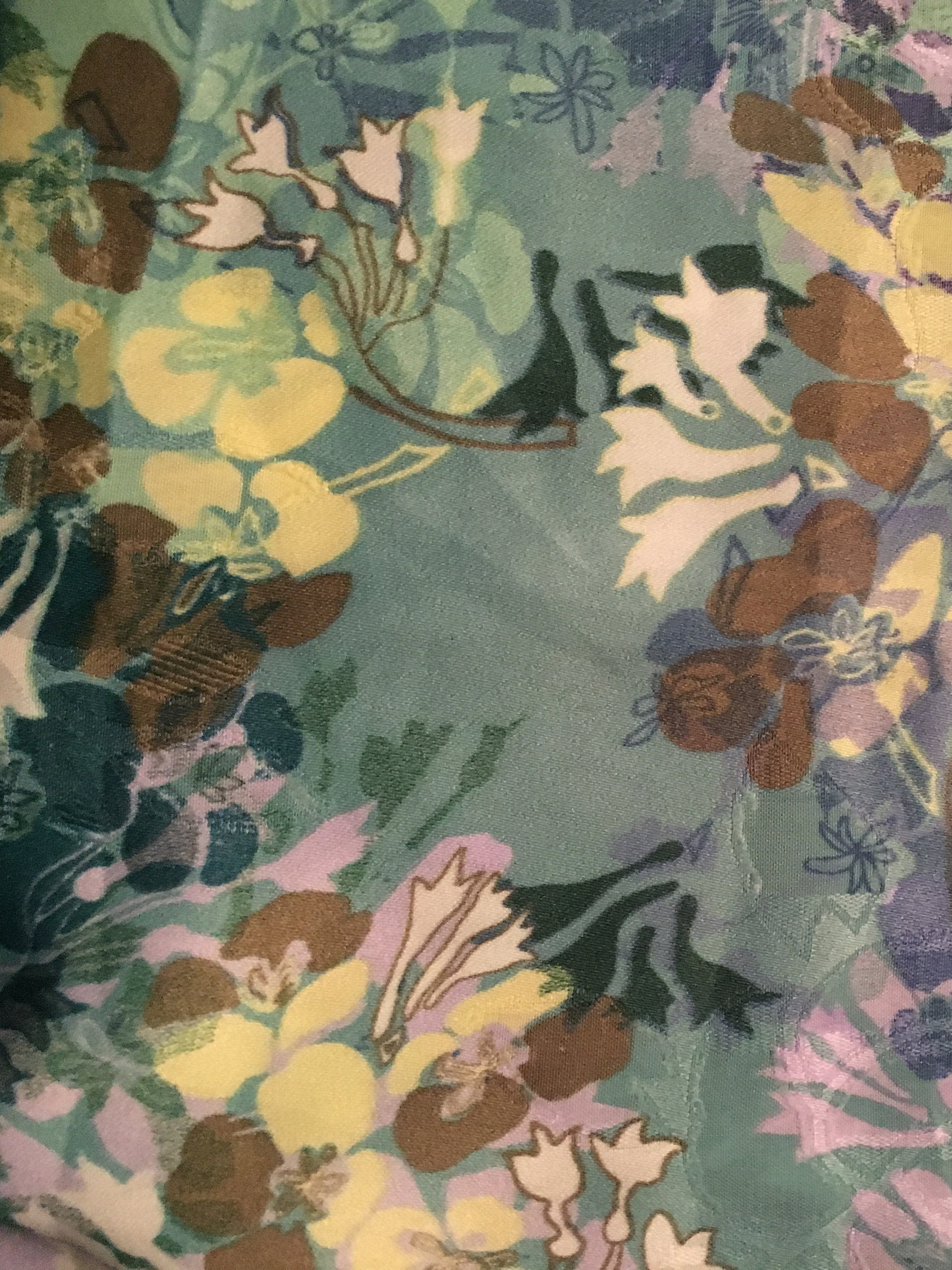 Teal Floral Print - Etsy