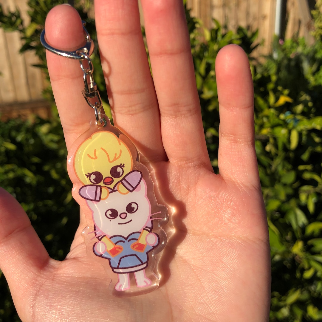 Skzoo Hyunlix / Jiniret Bbokari Keychain - Etsy