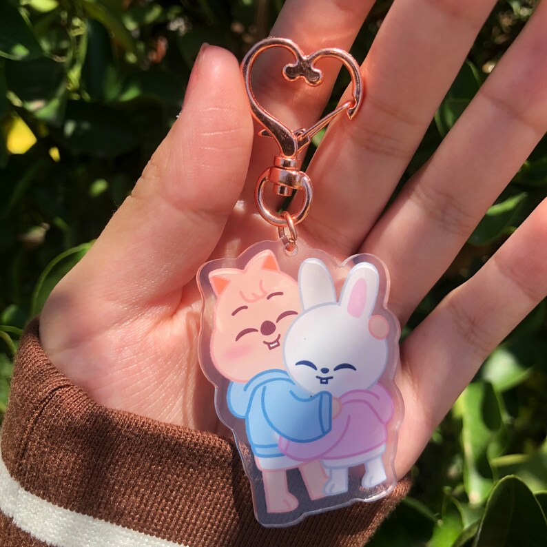 Leebit and Quokka Keychain - Etsy