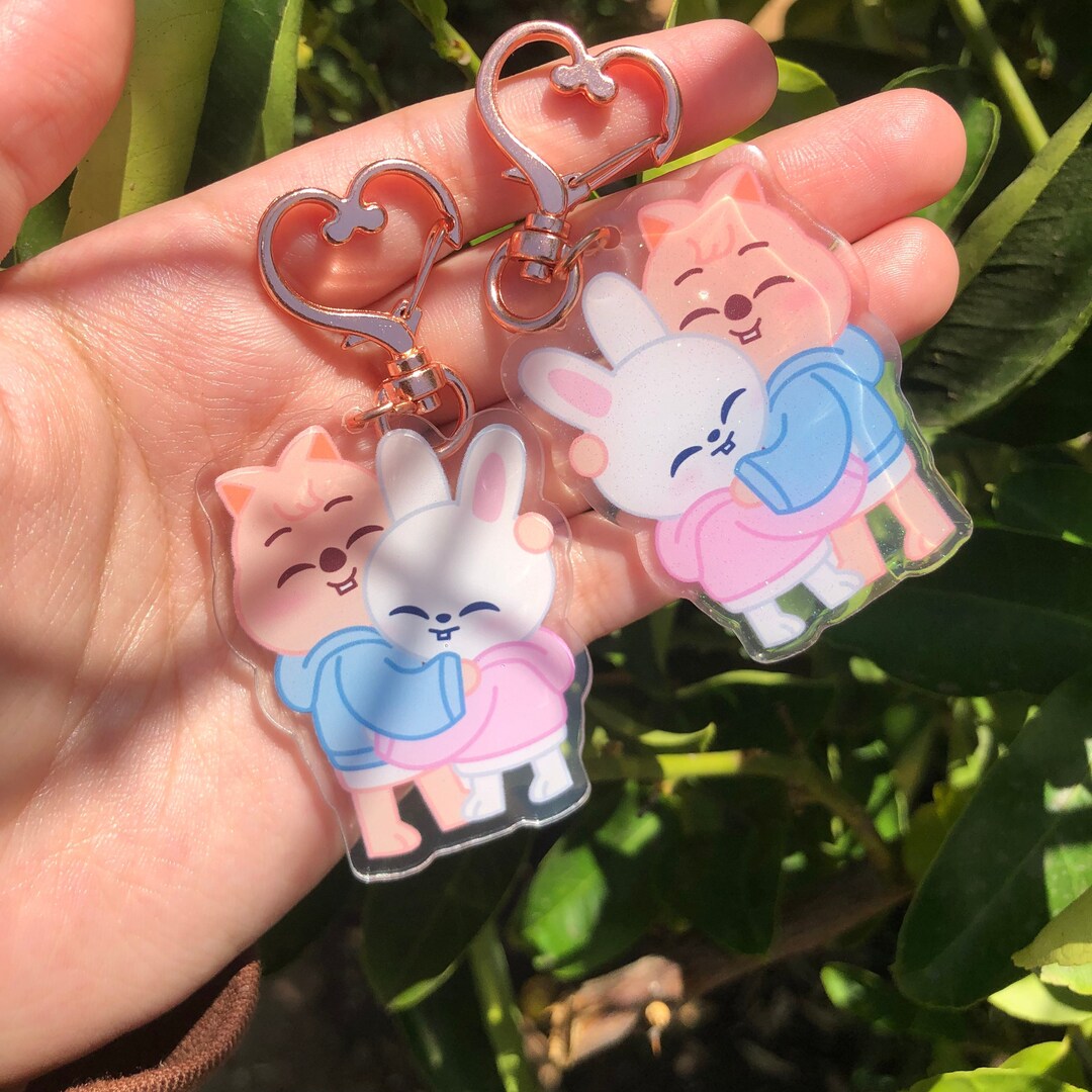 Leebit and Quokka Keychain - Etsy