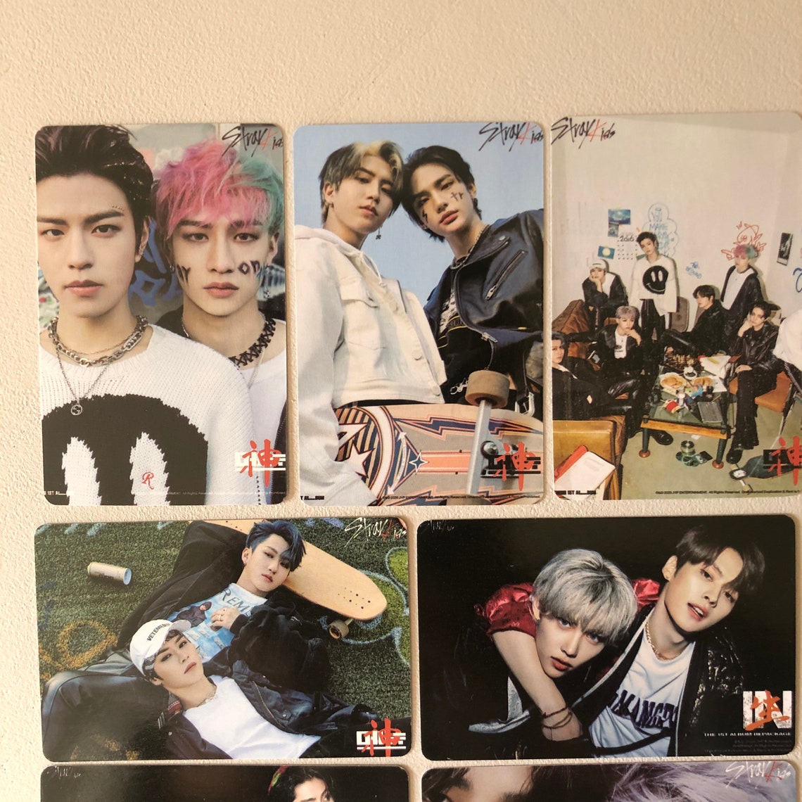 Stray kids unofficial photo cards | Etsy