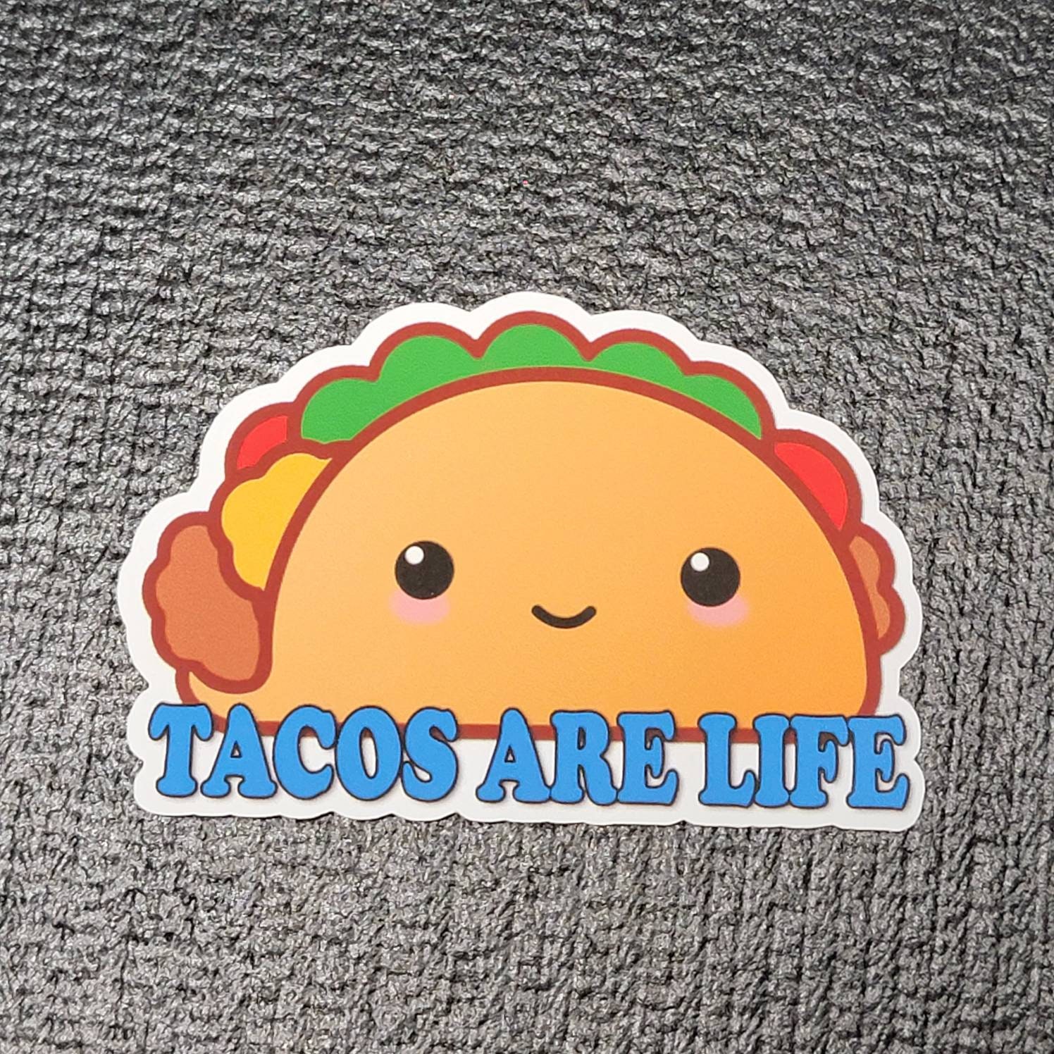 Tacos Are Life Cute Relatable Stickers | Etsy