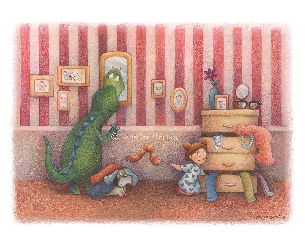 Colored Pencil Illustrations Childrens Books