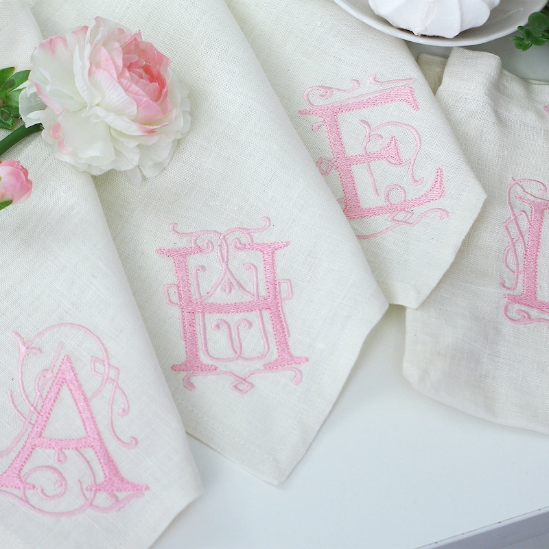 Embroidered Napkins - Etsy