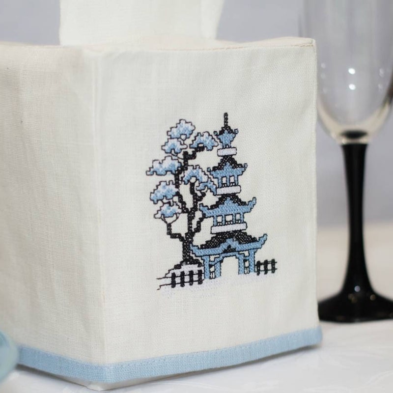 Linen Tissue Box Cover - Etsy