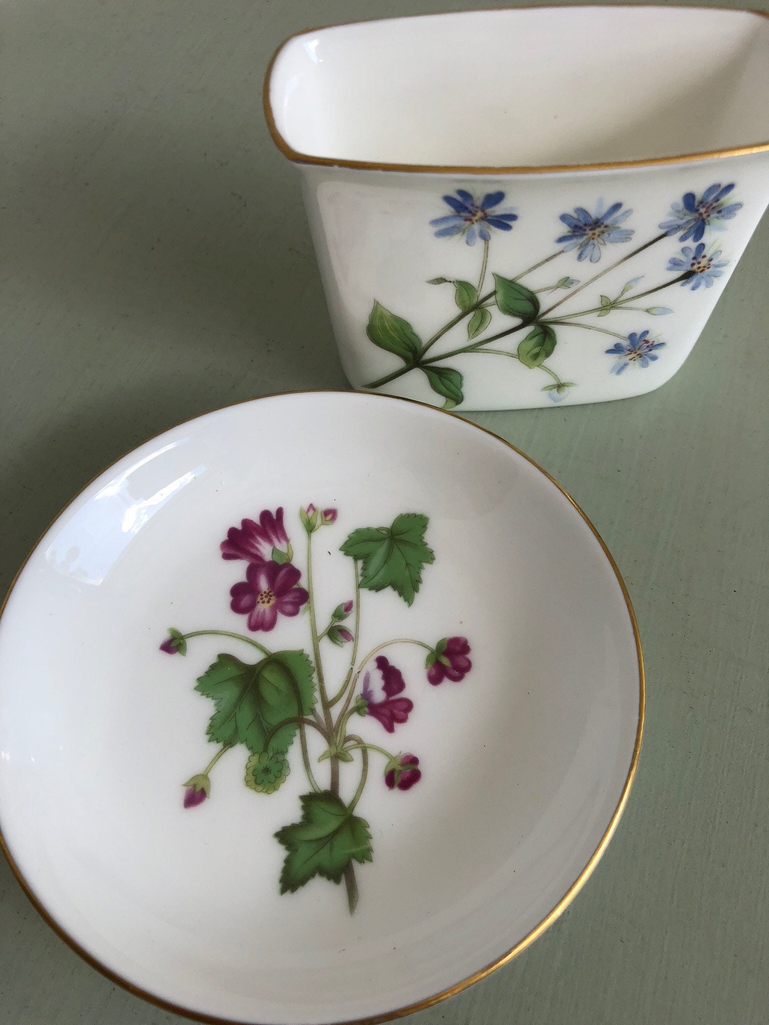 Minton Vintage Violets English Fine Bone China Home | Etsy