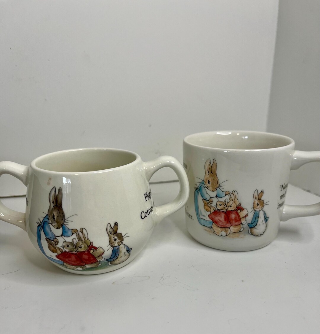 Peter Rabbit Set of Two Cups by Wedgwood, Made in England , Gift for ...