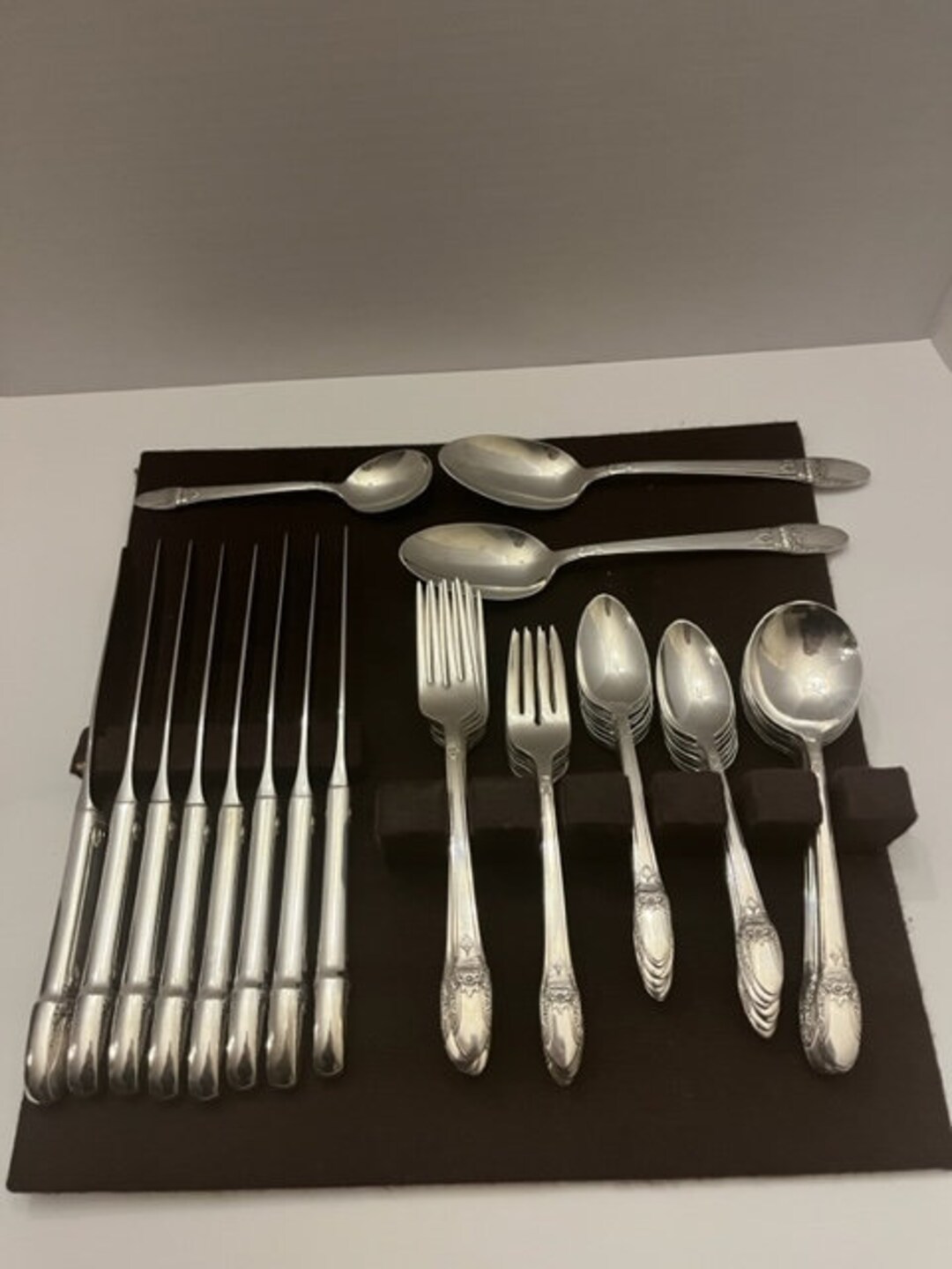 Antique Silver Plate Silverware Service for 8 First Love - Etsy