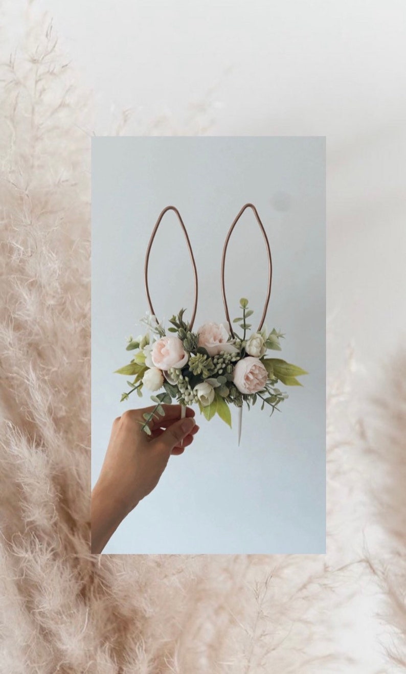 Bunny Ears Cake Topper - Etsy